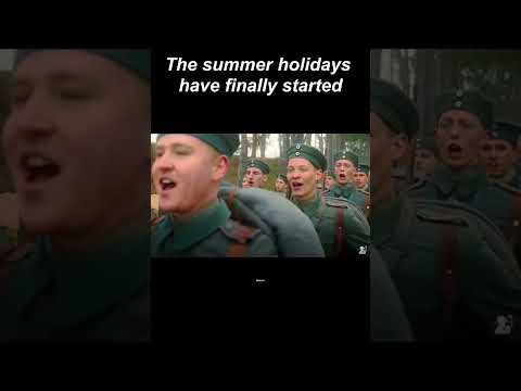 First vs last day of the summer holidays #summer #ww2 #ww1 #war #minecraft