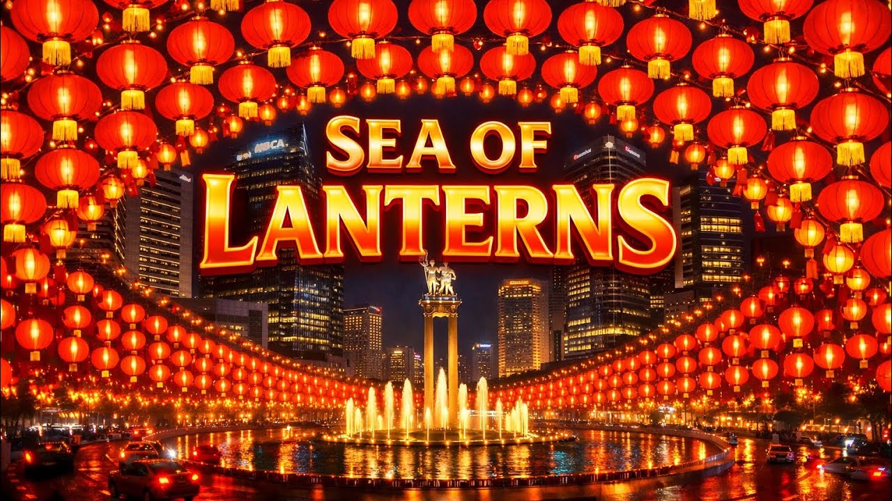 Lunar New Year in Jakarta: A Spectacular Sea of Red Lanterns