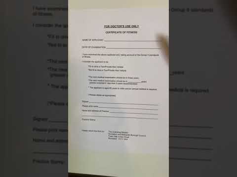 Nuneaton Council Taxi Medical Certificate Explained- Must Watch for all Nuneaton Taxi Drivers