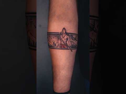 Ram armband tattoo | Street Culture Tattoo | call 9819700071 #tattoo #armbandtattoo #tattooartist