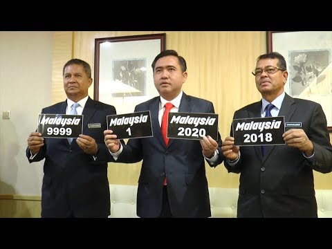 MOT to launch ‘Malaysia’ car plate series, expects to raise RM22mil