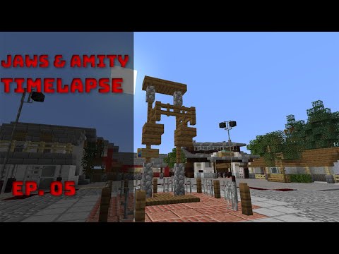 Universal Jaws The ride and Amity Island Minecraft Map