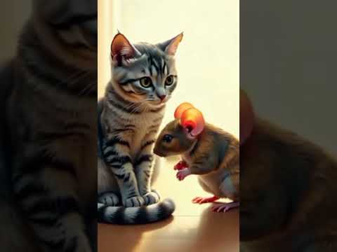 Billi Ne ki Chuhe se Dosti✨||Urdu Story||MORAL STORIES|| #trendingshorts #shortsfeed #viralvideo