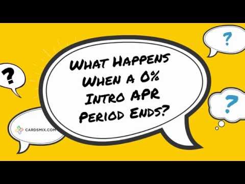 What Happens When a 0% Intro APR Period Ends?