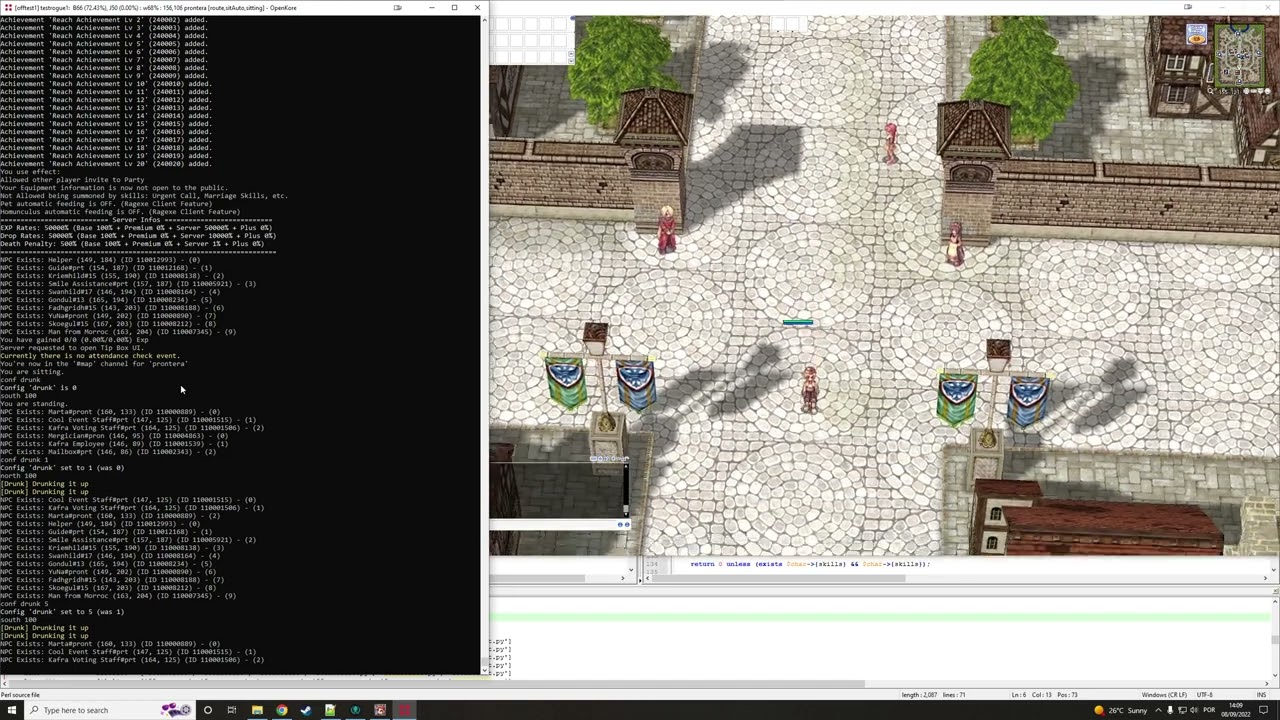 Openkore - Drunk plugin - A complete C++ replacement of the A* Pathfinding to be drunk