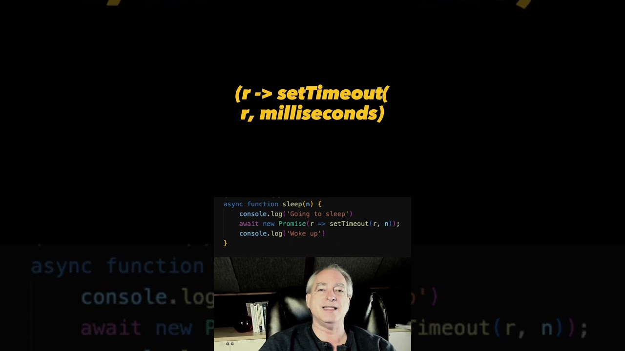 Sleep function in JavaScript #shorts #javascript