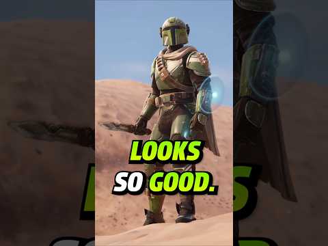 The NEW FORTNITE MANDALORIAN Skin is AWESOME!