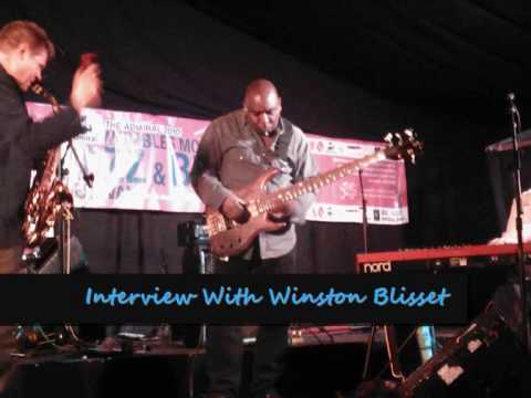 Singer/songwriter Amy Sinha, interviews British bassist, Winston Blissett (audio)
