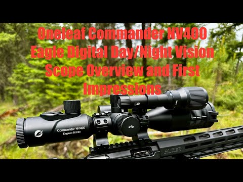 Commander NV400 4-52X 4K Digital Day/Night Vision Riflescope | OneLeaf.ai