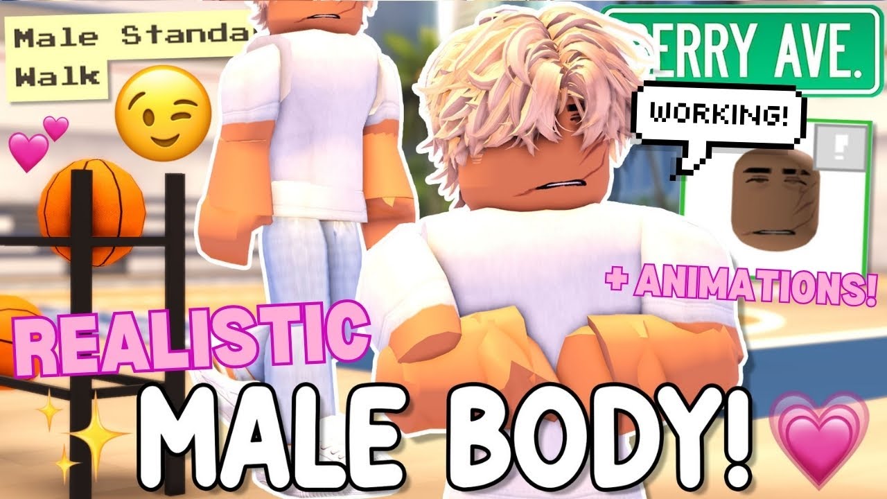 Realistic MALE BODY TUTORIAL & ANIMATIONS For Berry Avenue!