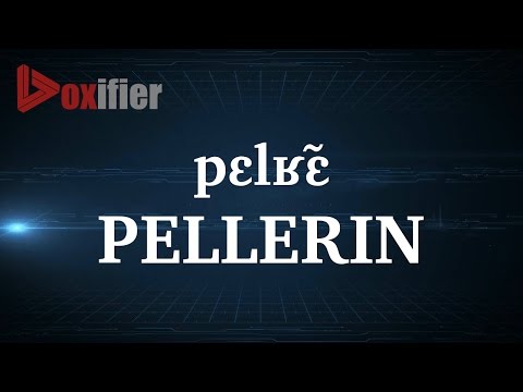How to Pronunce Pellerin in French - Voxifier.com