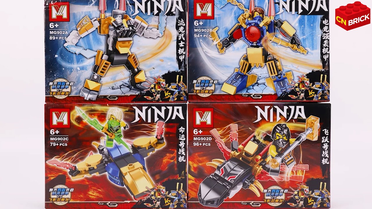 LEGO Ninjago Combines into a GIANT Snake! 🔥 Mg902 Unoffical