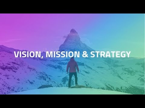 What are vision, mission and a strategy? I BE MORE. Community