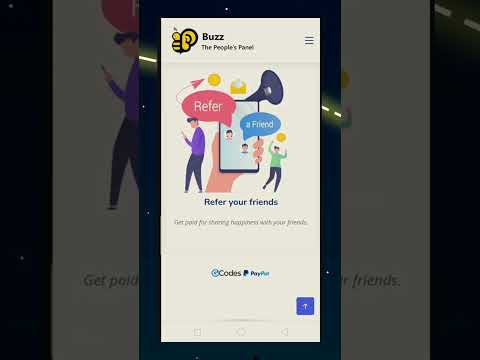 Buzz-the panel paid surveys website.