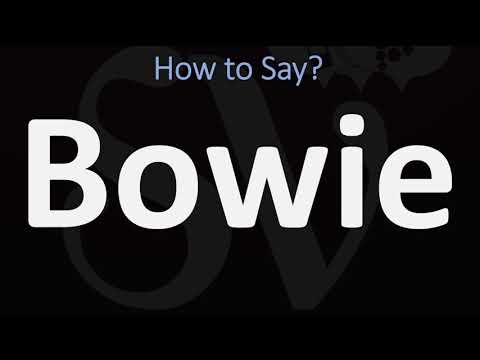 How to Pronounce Bowie? (CORRECTLY)