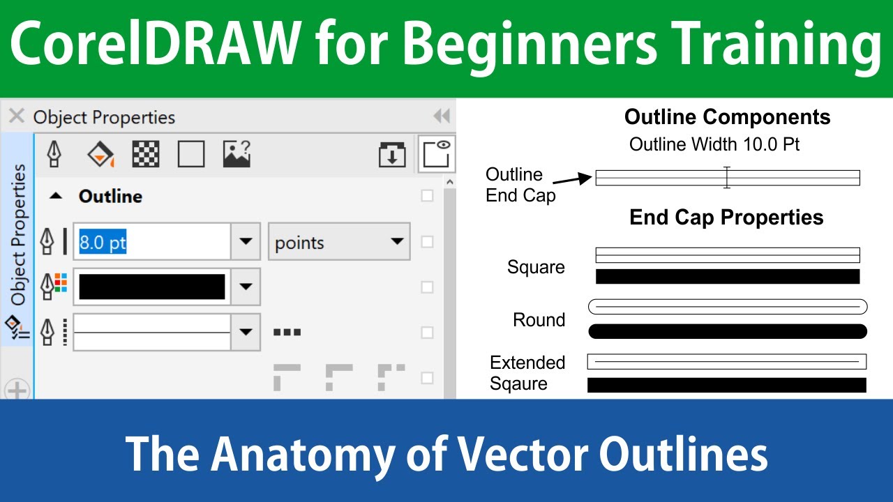 CorelDRAW for Beginners The Anatomy of Vector Outlines Tutorial