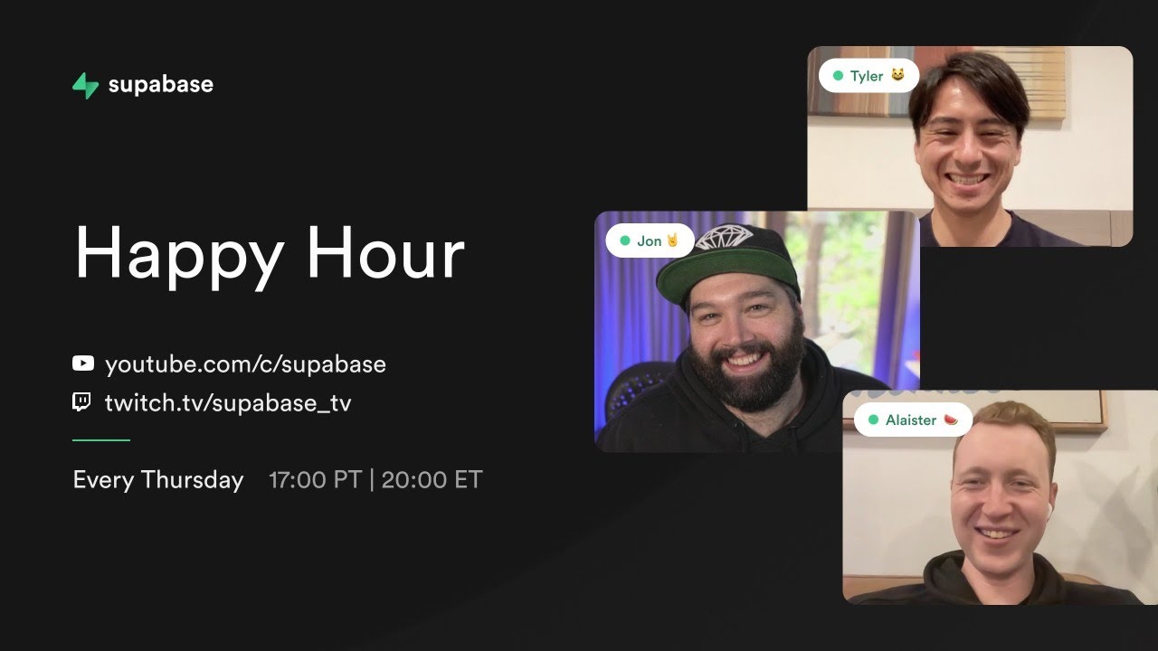 Launch Week 5: Hackathon Special - Supabase Happy Hour #16