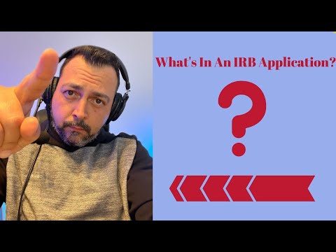 What Is In An IRB Initial Application Form That Clinical Research Coordinators Or CRAs Should Know?