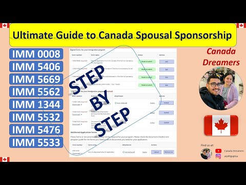 Ultimate Guide to Canada Spousal Sponsorship 2024 | Complete IMM Forms Walkthrough