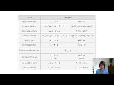 Set identities