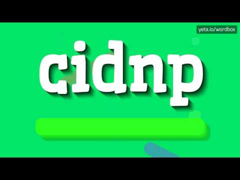 CIDNP - HOW TO PRONOUNCE IT!?