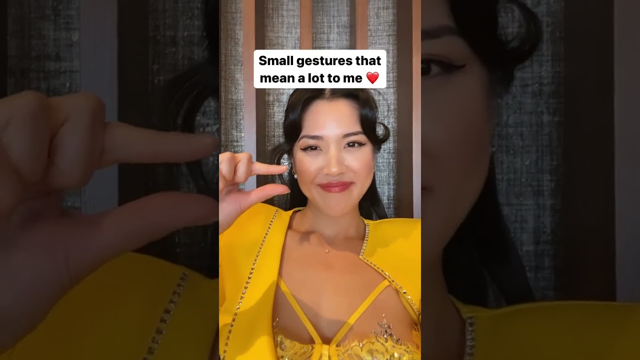 Small gestures that mean a lot to me