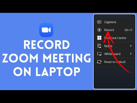 How to Record Zoom Meeting on Laptop (2024) | Zoom Tutorial