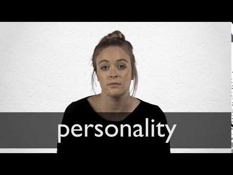 How to pronounce PERSONALITY in British English