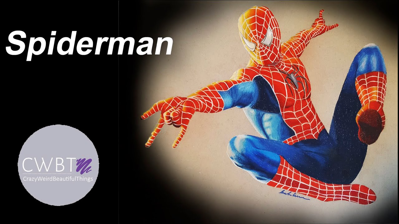 SPIDERMAN! - Colored Pencil