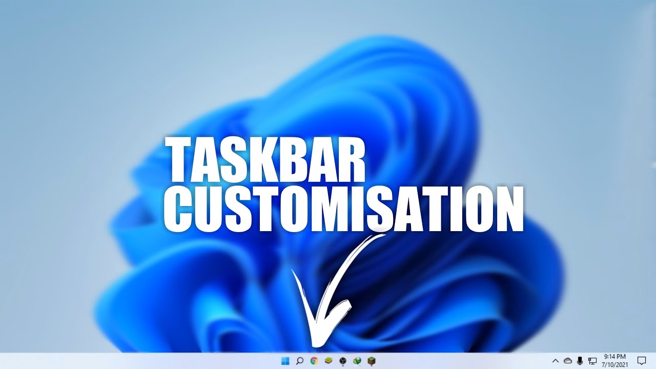 CUSTOMIZE WINDOWS 11 TASKBAR | MOVE, RESIZE TASKBAR IN WINDOWS 11