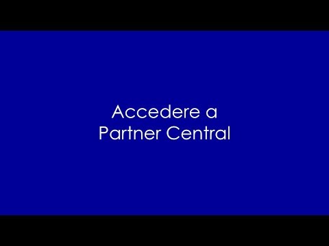 Accedere a Partner Central