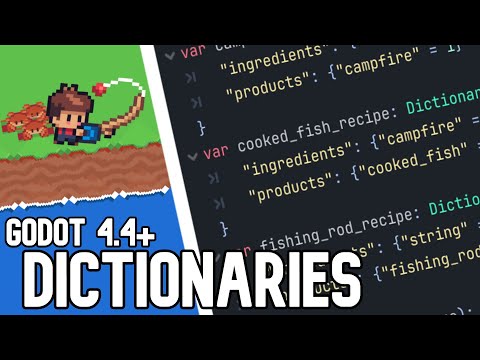 How to Greatly Benefit From DICTIONARIES in Godot 4.4+