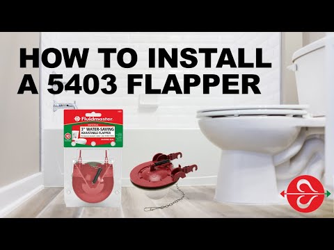 Fix A Running Toilet with 3-inch Fluidmaster 5403 Flapper for Am Standard, Kohler, Toto toilets.
