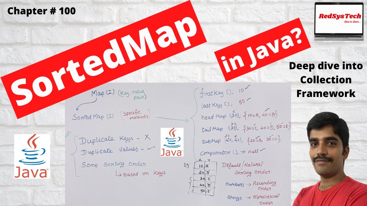 # 100 SortedMap Interface in Java | Java - The SortedMap Interface | SortedMap|How to use SortedMap?