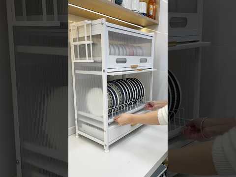 Unique home accessiores and kitchen dish rack 😍 #goodthings #kitchen #organizers #amazon #shorts