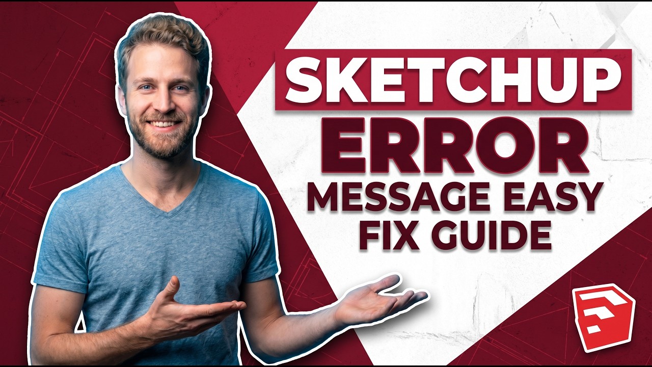 Sketchup Error Message (Easy Fix Guide)