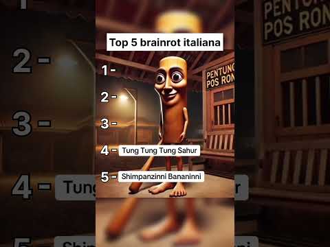 Top 5 Italian brainrot