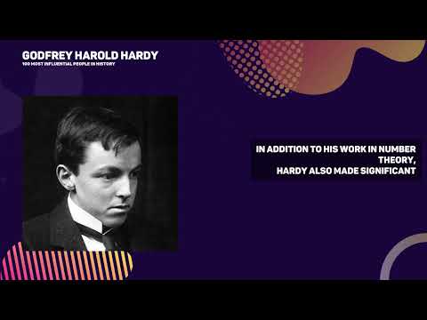 Godfrey Harold Hardy - Mathematician, Statistician (UK)