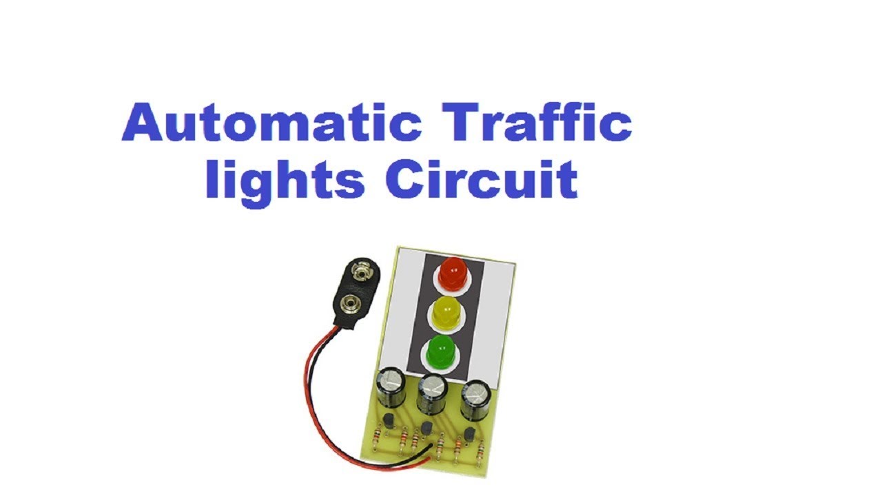 Automatic Traffic Lights controller circuit