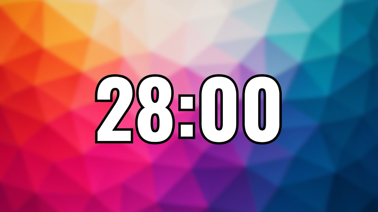 28 Minute Timer