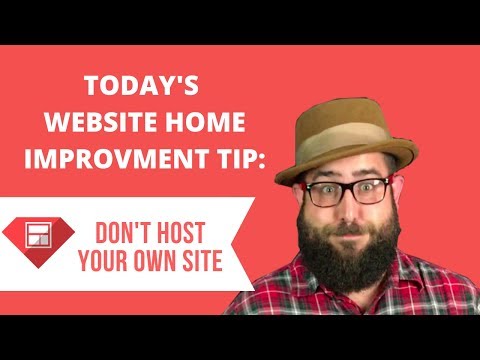 Don't Host A Website From Home