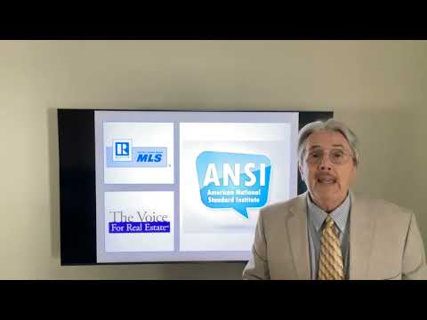 ANSI and MLS, Appraisers and Realtors
