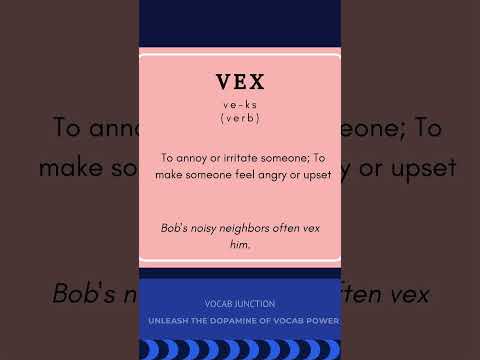 Meaning of Vex