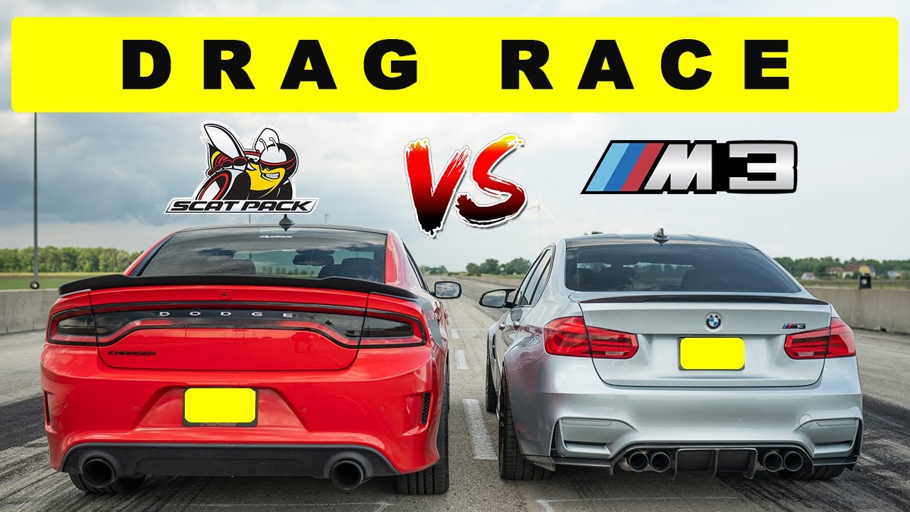 Tuned F80 BMW M3 Drag Races Dodge Charger 392 Scat Pack, They’re Not ...