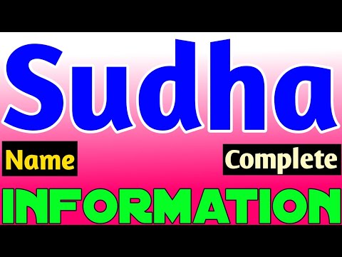Sudha Name Meaning | Sudha Naam Ki Rashi | Sudha Name Full Details | The Secret of Name