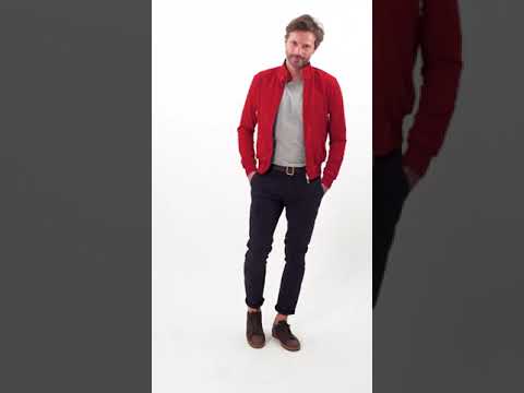 Red Suede Jacket in United States