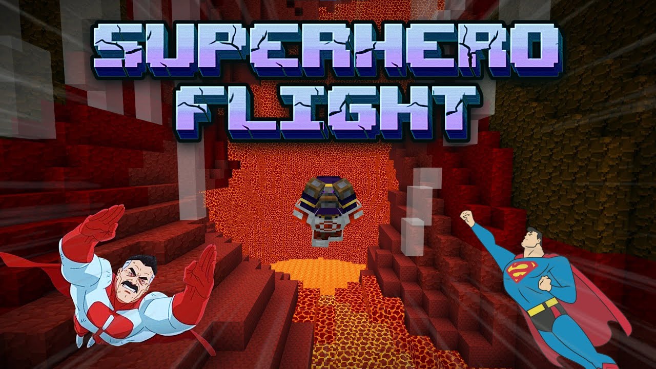 Super Hero Flight! Minecraft Bedrock Command Tutorial!
