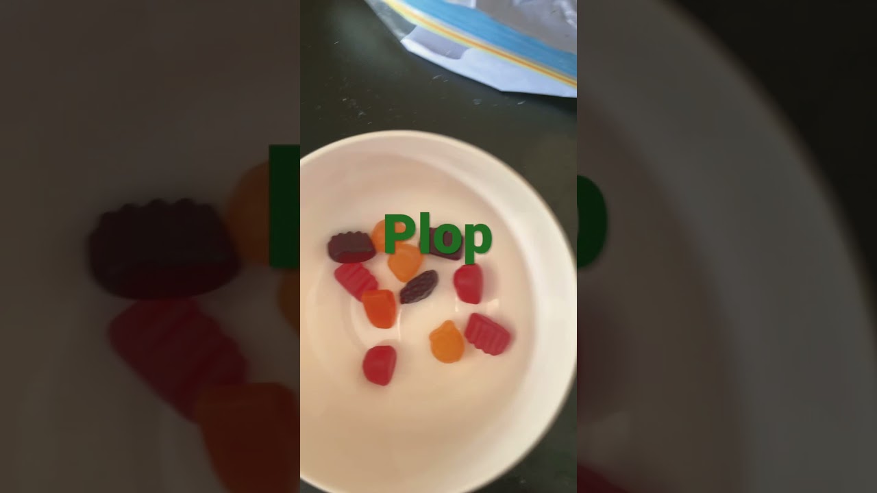 Making slime with gummies