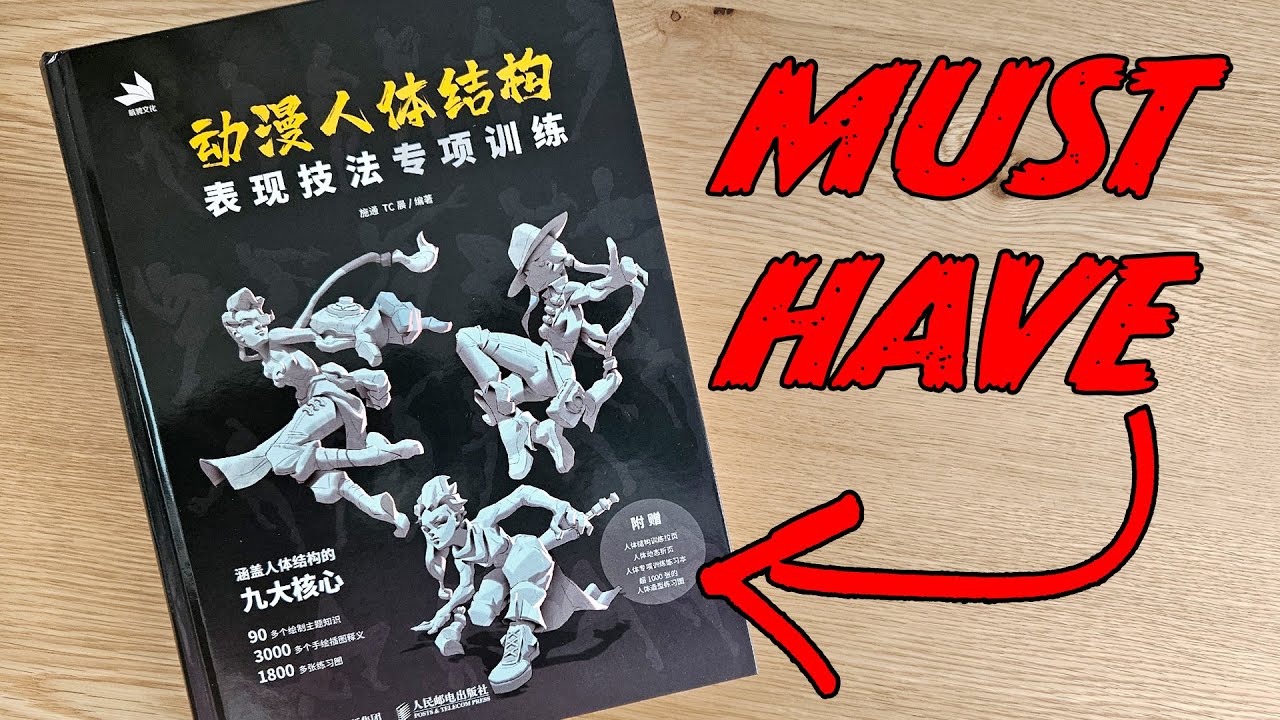 🔥Chinese Anatomy & Fundamentals book🔥 Animation Human Body Structure Expression Techniques