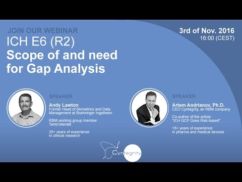ICH GCP E6 R2 Gap Analysis | Andy Lawton